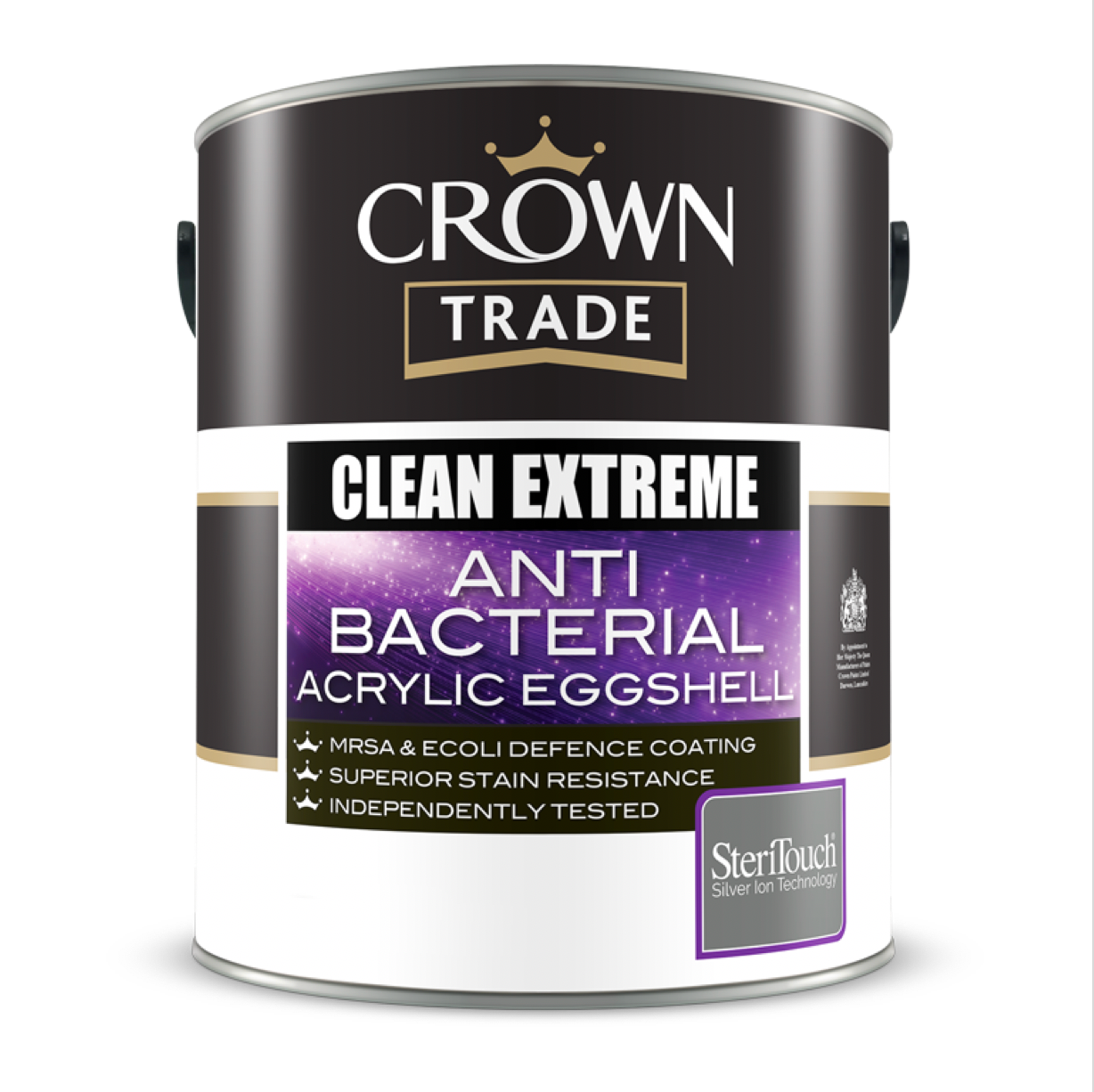 Crown Trade Clean Extreme Anti Bacterial Acrylic Eggshell | Tradec