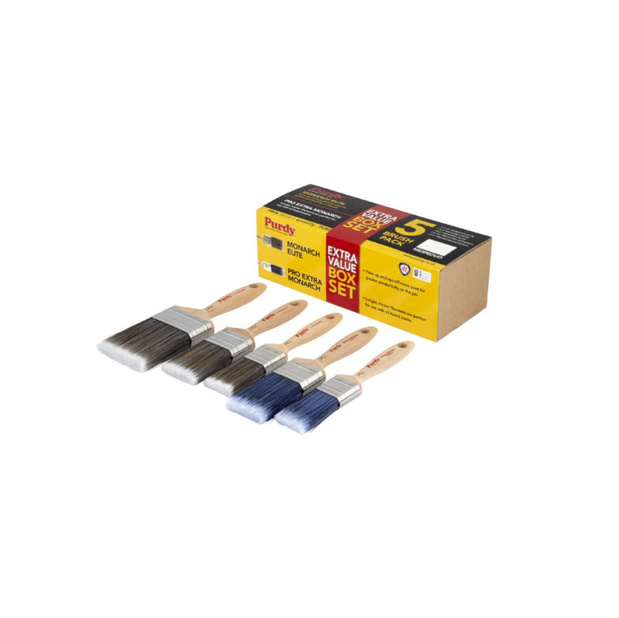 Purdy 5 Piece Extra Value Box Set | Tradec Supplies | Quick Delivery