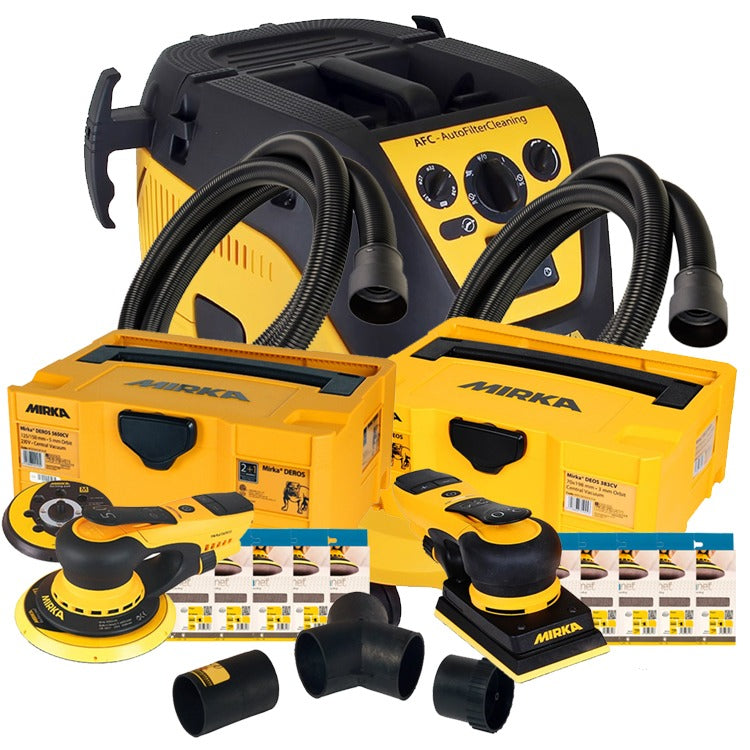 Mirka 1230M Bundle 1 - Mirka 1230M Extractor, Mirka Deros Deco Kit, Mi